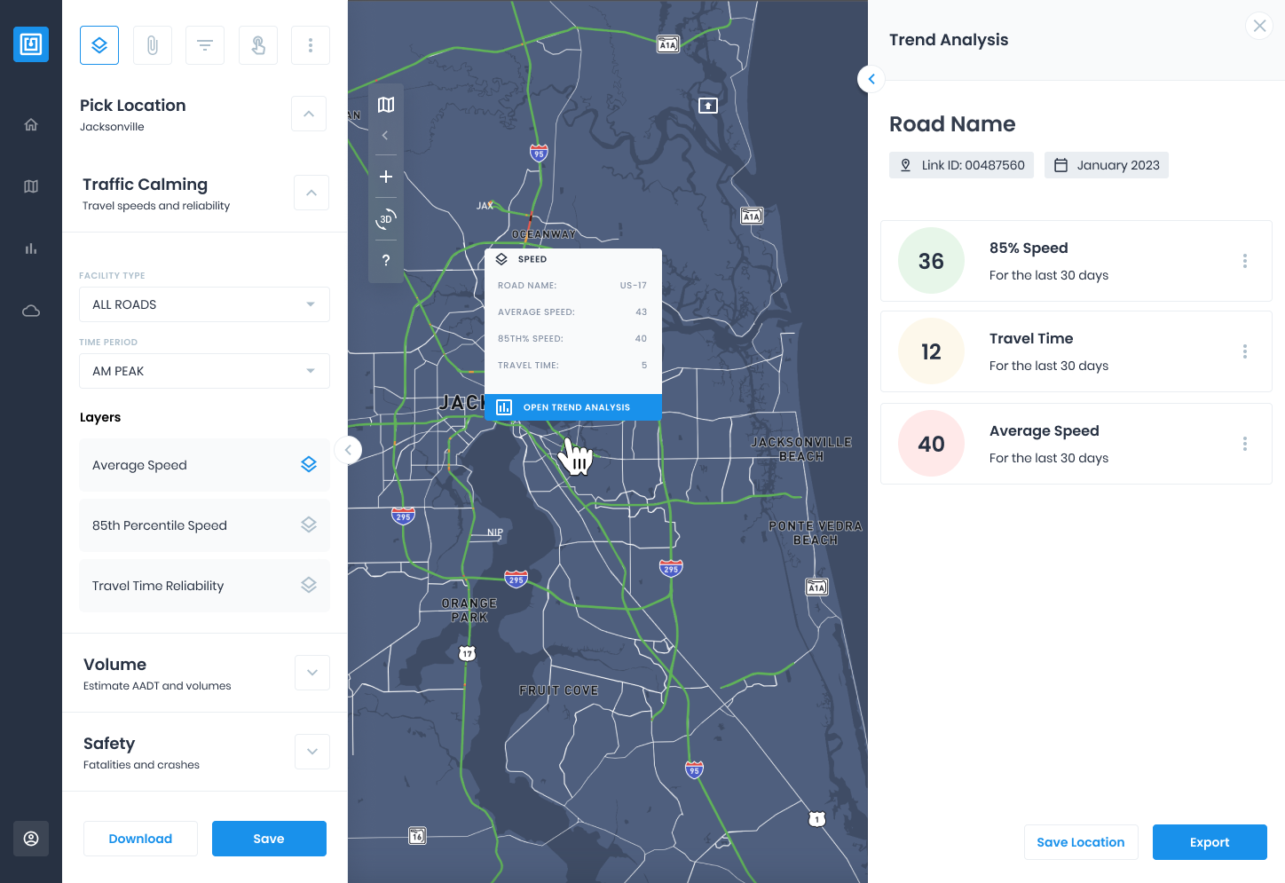 Urban SDK | Traffic Data Overview